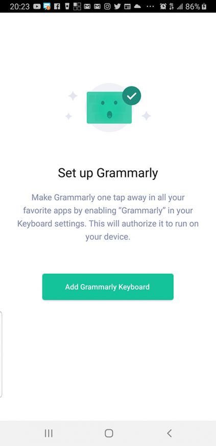 The New Grammarly Keyboard