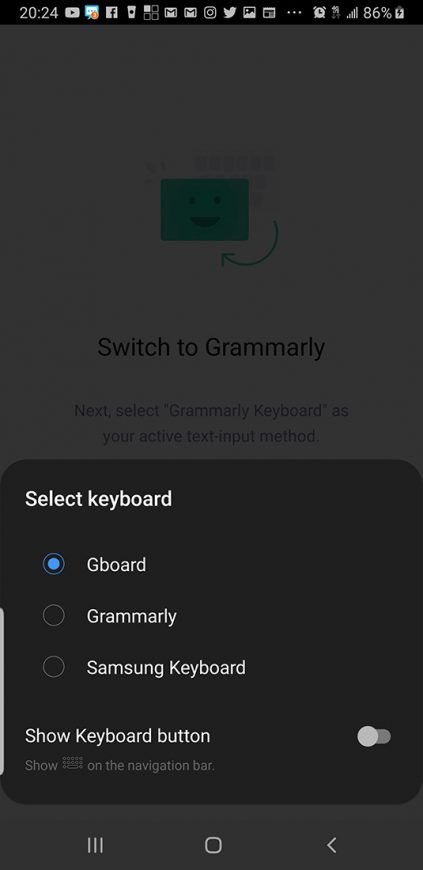 The New Grammarly Keyboard