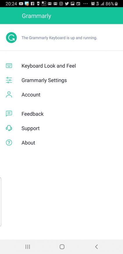 The New Grammarly Keyboard