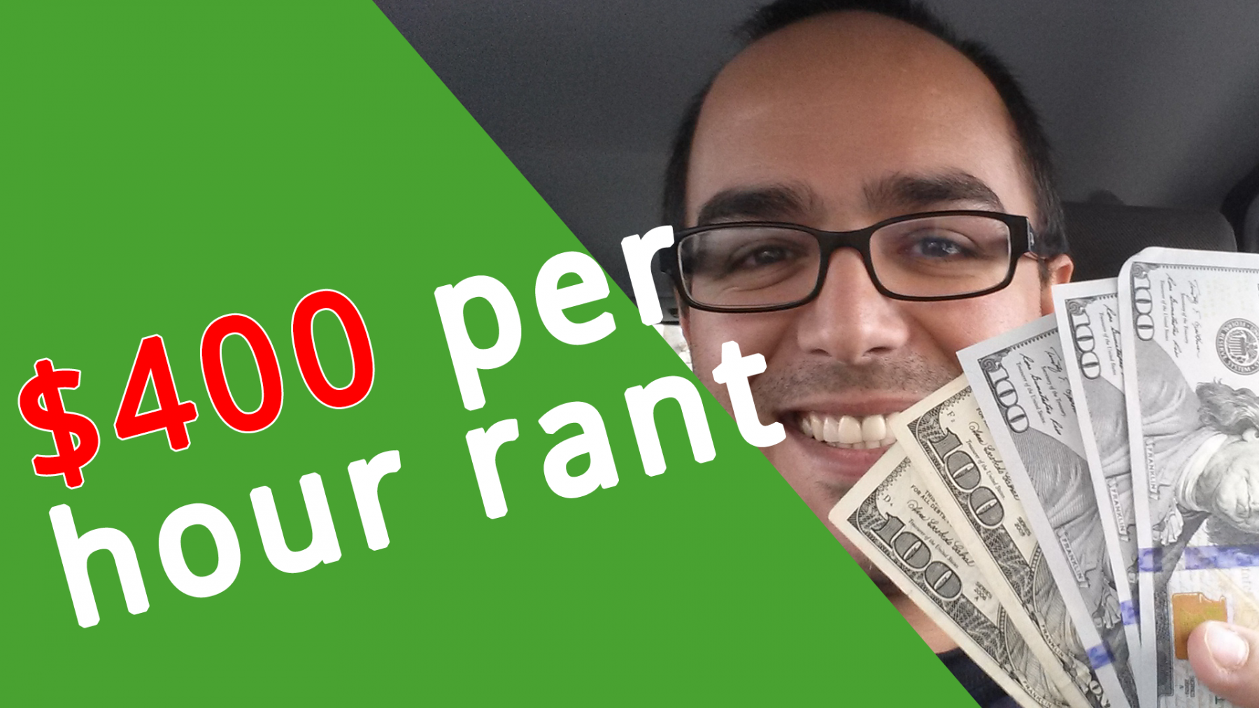 The 400 Dollar per Hour Rant